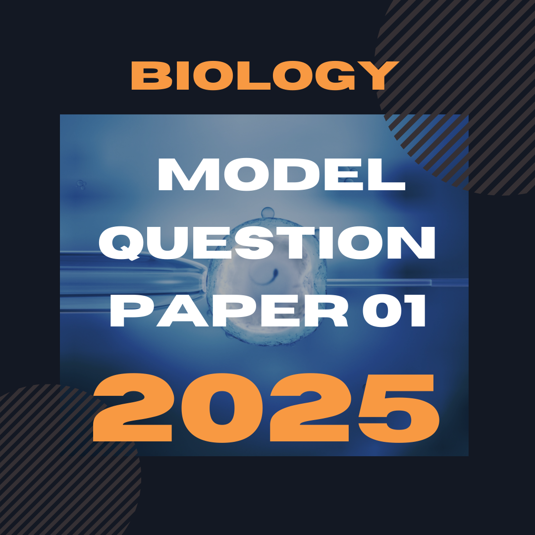 Biology Model Question Paper 01 2024-25