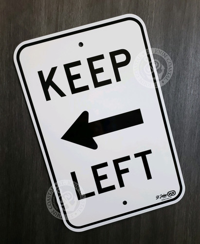 keep left symbol