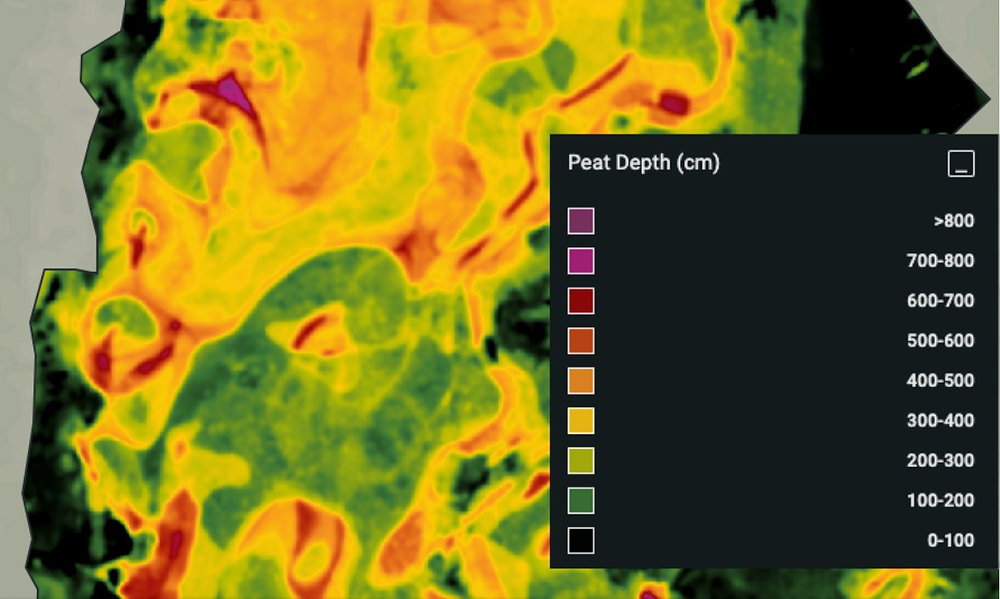 Adatos' Peat Depth Model