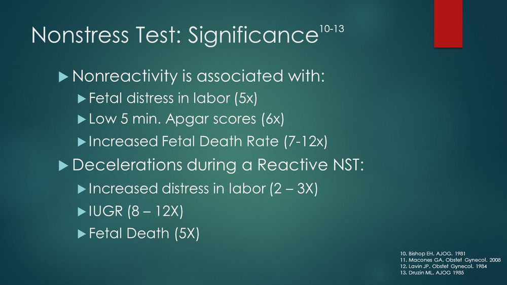 Fetal Nonstress Tests