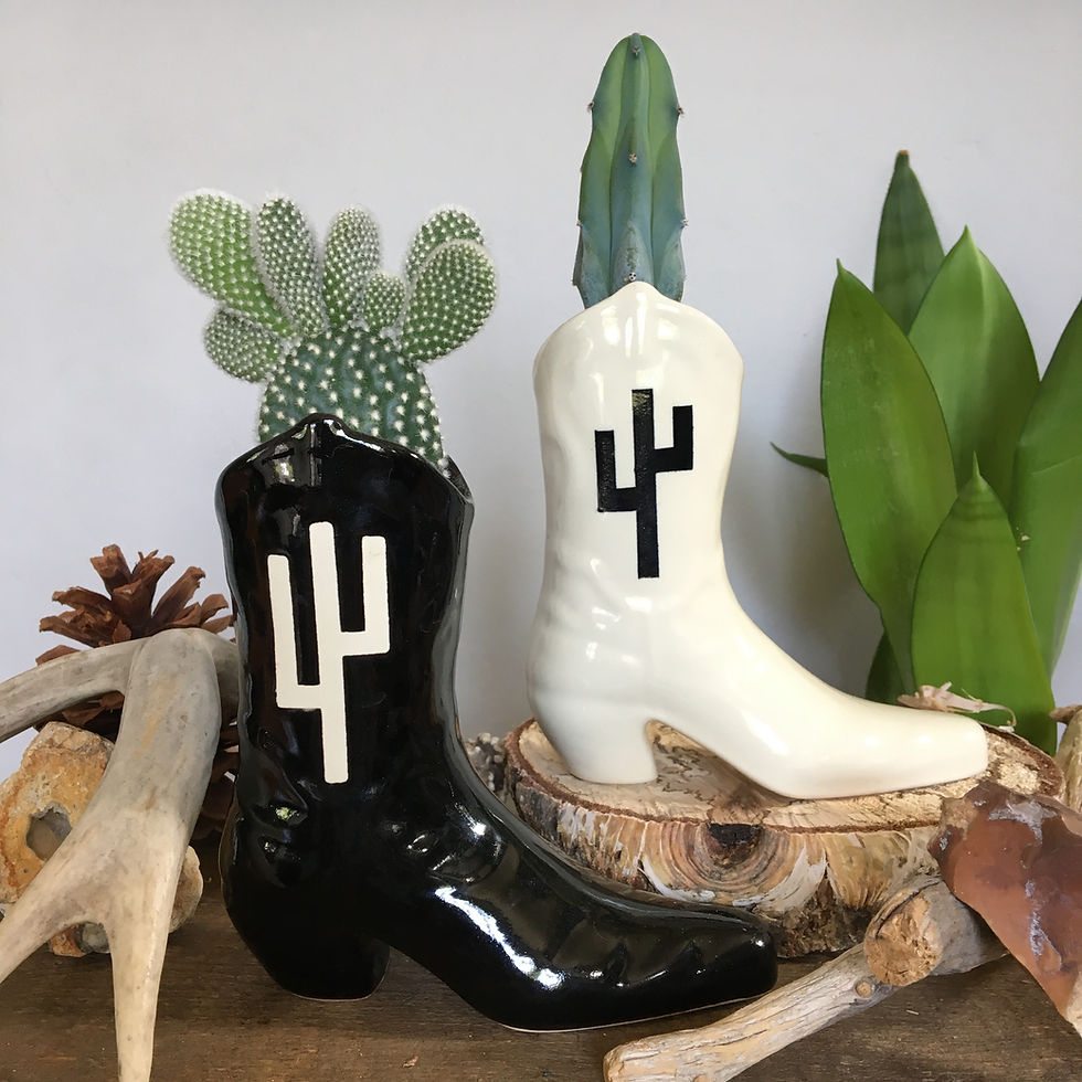Cowboy Boot Vases & Planters | Benjamin June Cerami