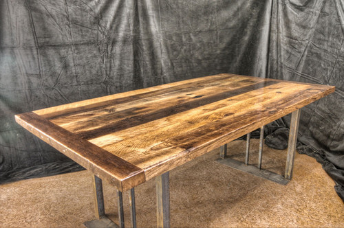 Reclaimed Barn Wood with Full Epoxy Finish | Trading Post