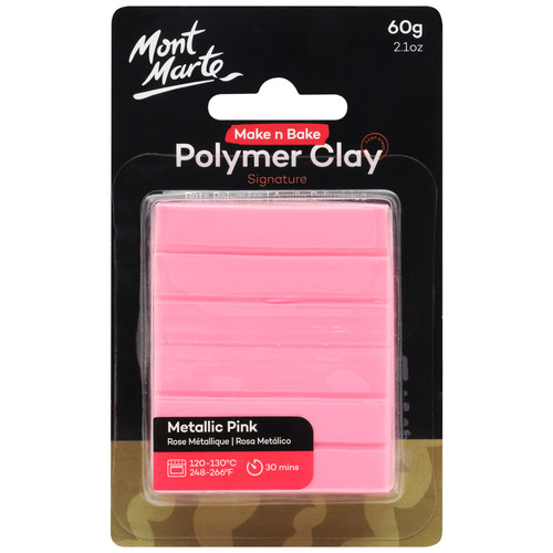 Polymer Clay 60g - Metallic Pink | Peter Evans Art