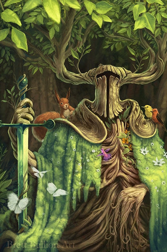 Woodland Knight- Print | Brett Bullion Art