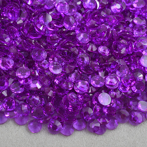 Purple - Transparent Resin Rhinestones (3mm, 4mm & 5mm) | ES Vinyl ...