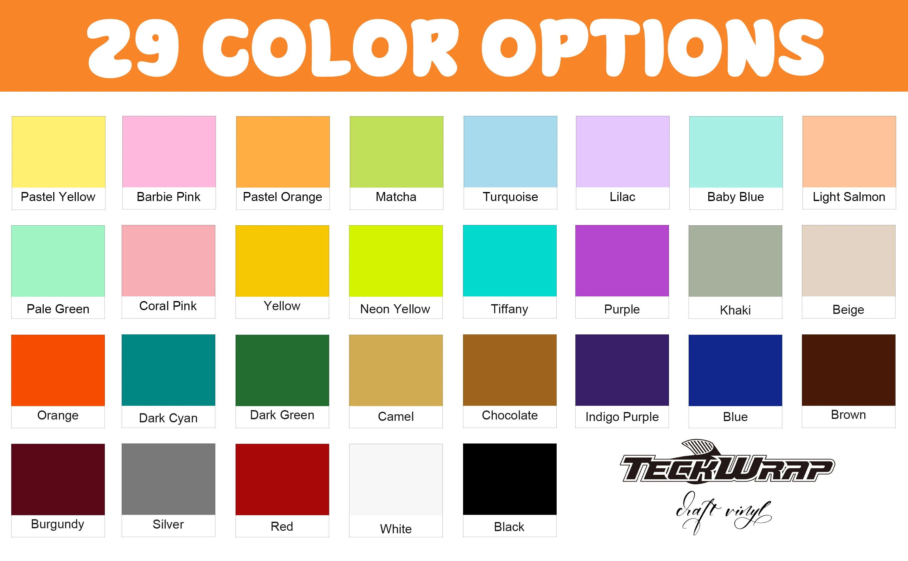 Teckwrap Pastel Puff HTV Sheet Pack | ES Vinyl & Craft Ltd