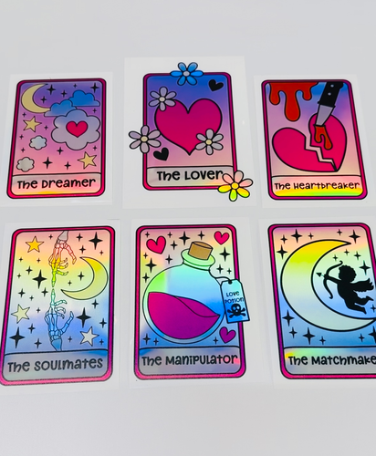 Tarot Card Decals - The Little Egg Studio - Teckwrap Holographic ...
