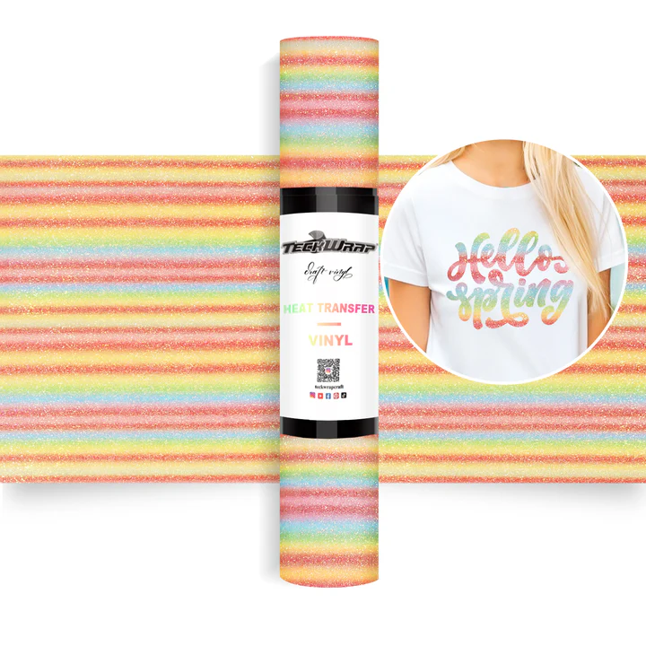 Ombre Glitter Heat Transfer Vinyl | ES Vinyl & Craft Ltd