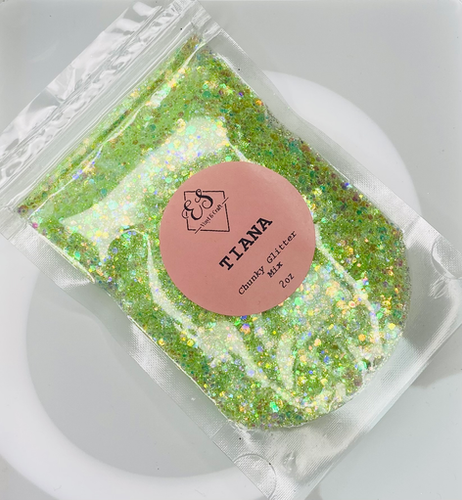 Tiana - Holographic Chunky Glitter Mix | ES Vinyl & Craft Ltd