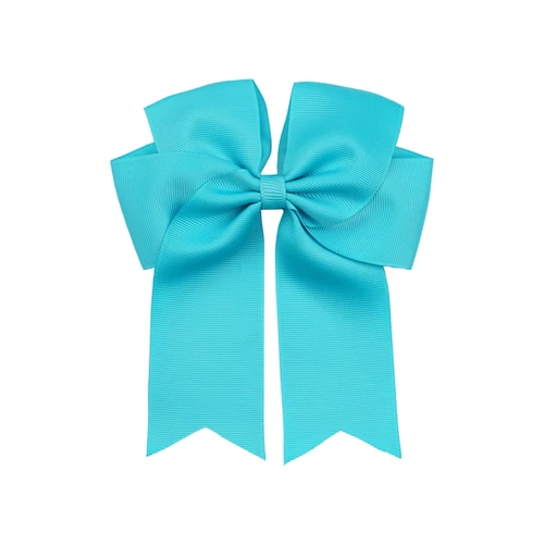 Dovetail Hair Bow Clip 6 Aqua Es Vinyl And Craft Ltd