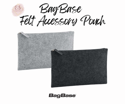 BagBase Felt Accessory Pouch | ES Vinyl & Craft Ltd