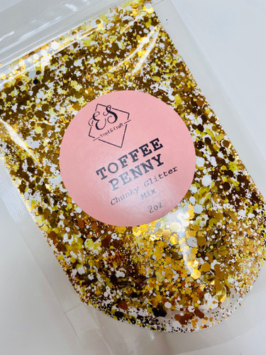Toffee Penny - Chunky Glitter Mix | ES Vinyl & Craft Ltd