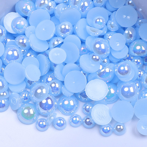 Baby Blue - Pearl Mix 6mm, 8mm & 10mm | ES Vinyl & Craft Ltd