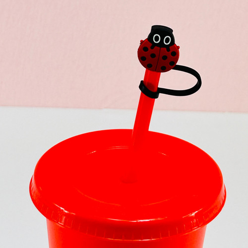 Ladybug - Straw Topper | ES Vinyl & Craft Ltd