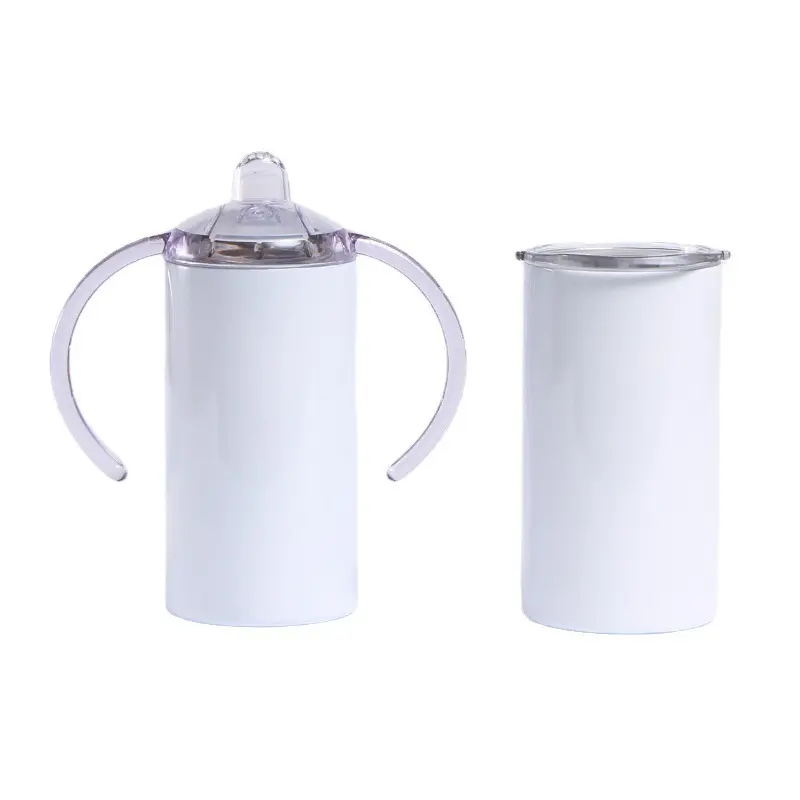 12oz White Sublimation Sippy Cup | ES Vinyl & Craft Ltd