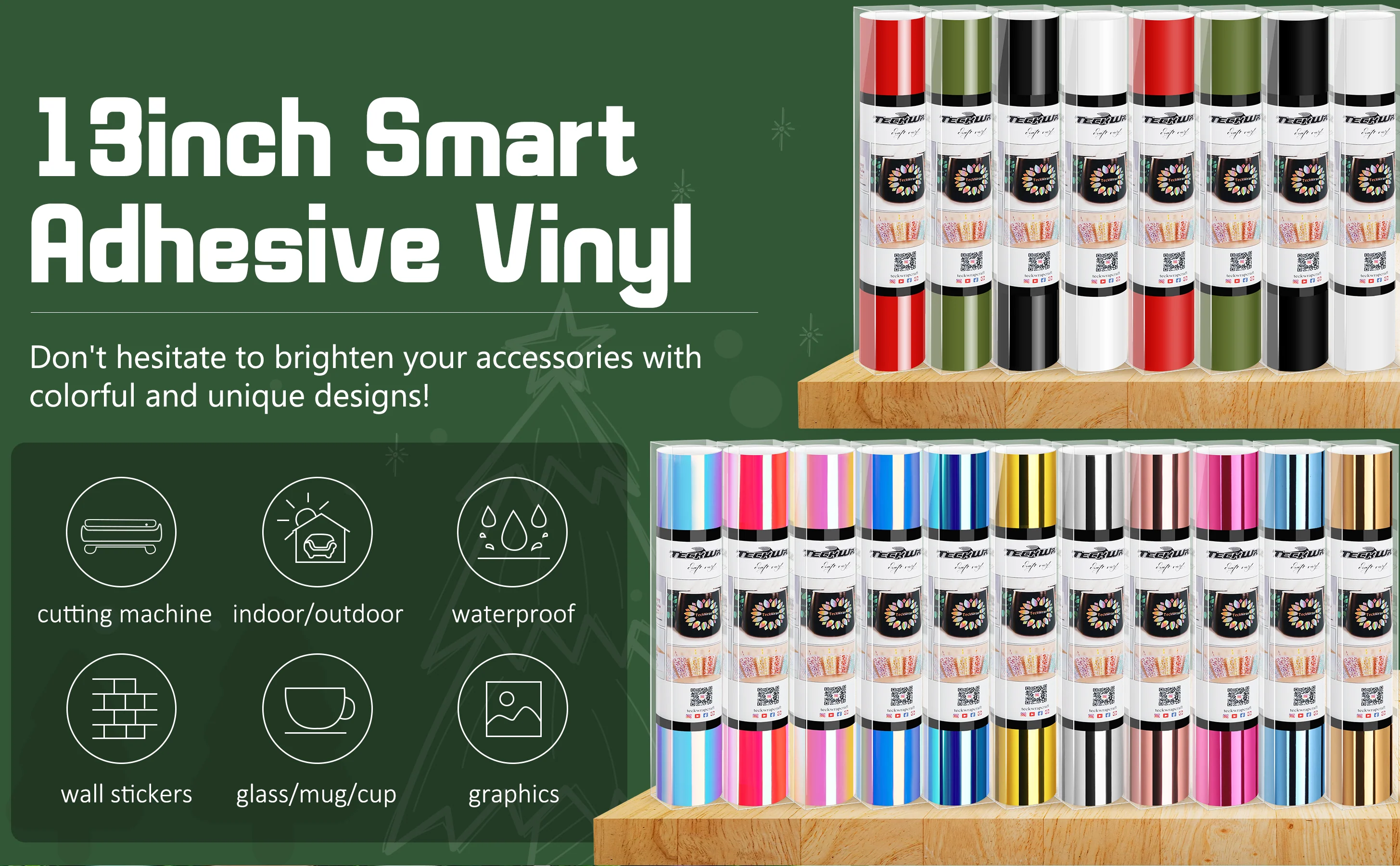 Teckwrap Smart Self Adhesive Vinyl | ES Vinyl & Craft Ltd