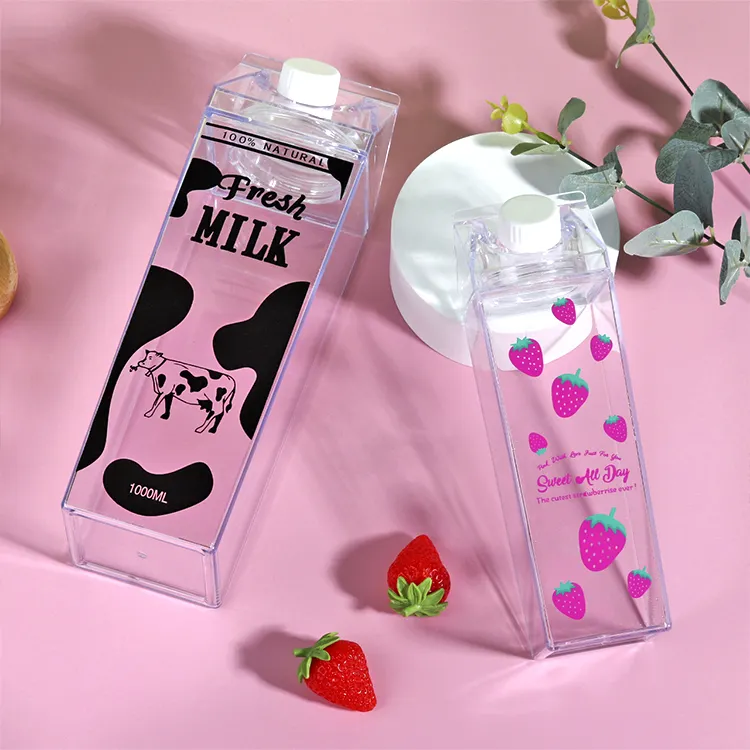 Plastic Milk Carton 500ml or 1000ml | ES Vinyl & Craft Ltd