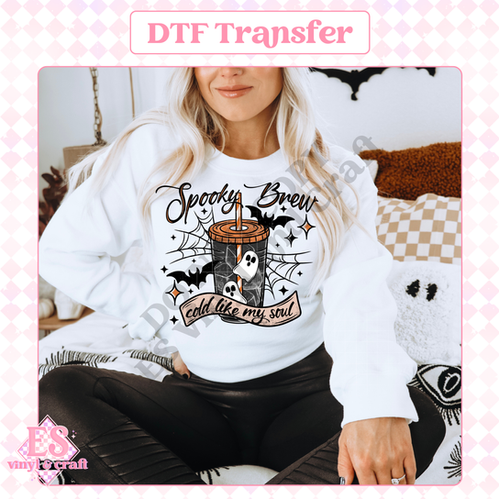 Spooky Brew (3 Colour Options) - DTF Transfer | ES Vinyl & Craft Ltd