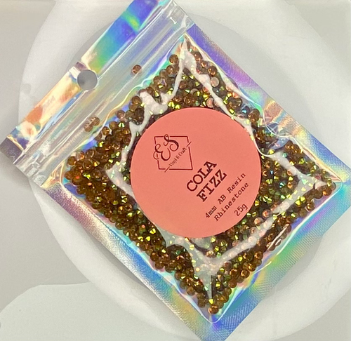 Cola Fizz - Transparent AB Resin Rhinestones (3mm, 4mm & 5mm) | ES ...