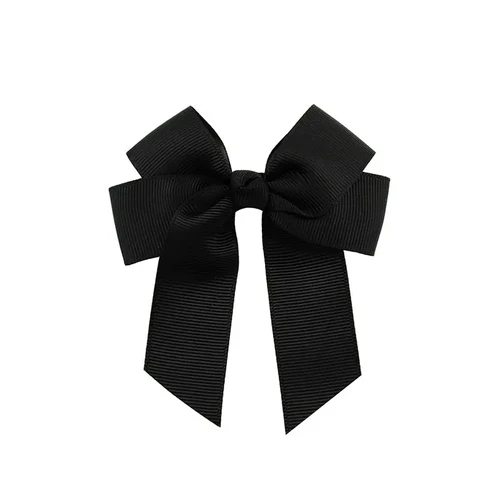 Hair Bow Clip 4 Black Es Vinyl And Craft Ltd