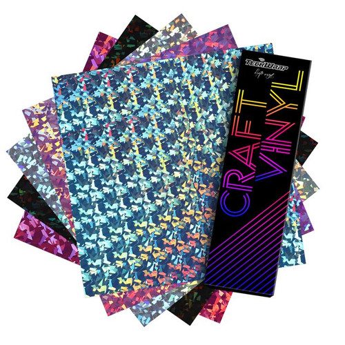 Teckwrap Glass Flower Sheet Pack & Transfer Paper | ES Vinyl & Craft Ltd