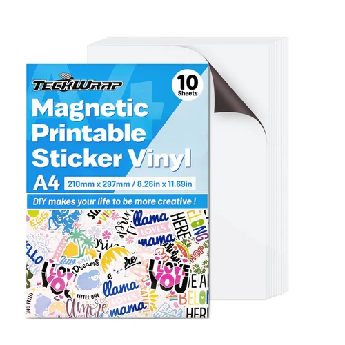Teckwrap Magnetic Ink Jet Printable Sticker Paper | ES Vinyl & Craft Ltd