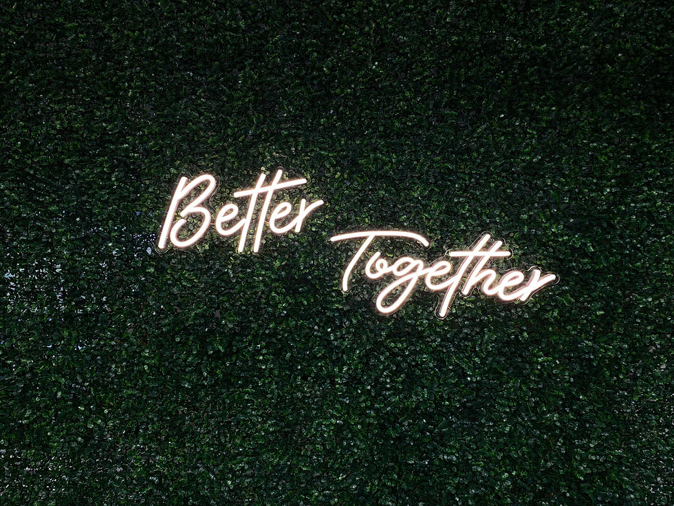 Better Together Neon Sign | event-designs