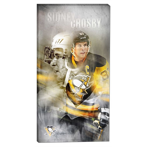 Sidney Crosby 14x28" Art Canvas | EdsonFrameShop