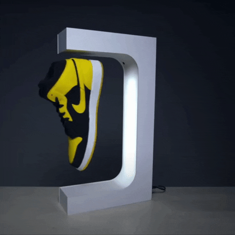 Levitating LED Shoe Display | My Site