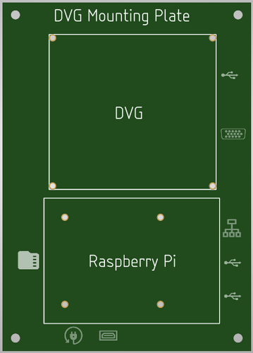 DVG Mounting Plate | Vector Head Arcade