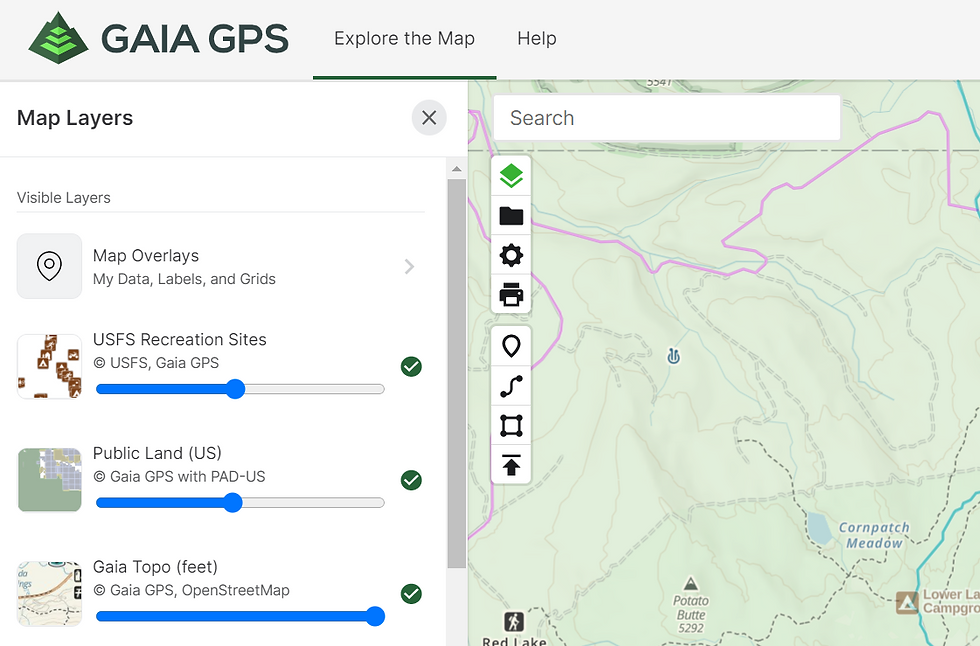 Proofing Your Route Using Gaia GPS