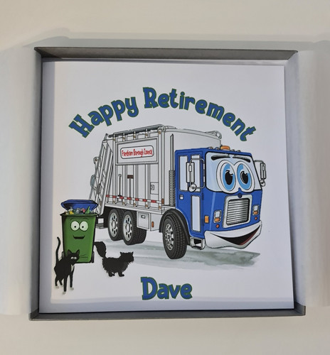 Personalised Retirement Card Refuse Collector / Bin Man / Bin Woman ...