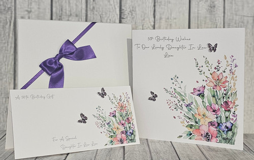 Personalised 50th Birthday Card Daughter In Law Sister In Law Mother In ...