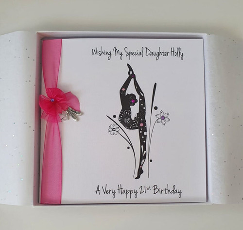 Personalised 21st Birthday Card Dance Ballet Modern Contemporary ...