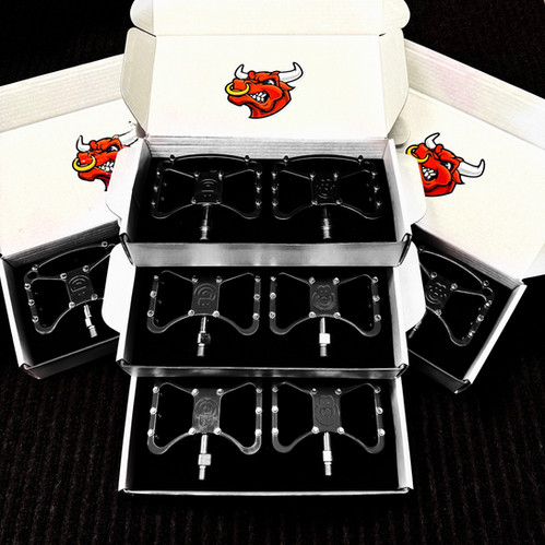 BULLSEYE BULLET 5 SETS OF BLACK PLATFORMS MINTY MINOR BLEMS | BULLSEYE ...