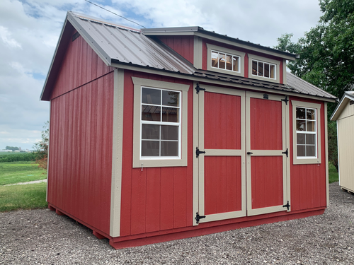 10X14 Lofted Garden Shed | website