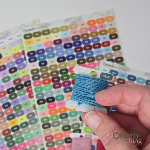 Colour Bobbin Stickers or Labels designed for your DMC Thread ...