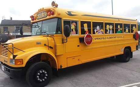 Simpsons Big Yellow School Bus | Mysite
