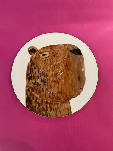 Gareth Lucas Capybara Dinner Plate | Mysite