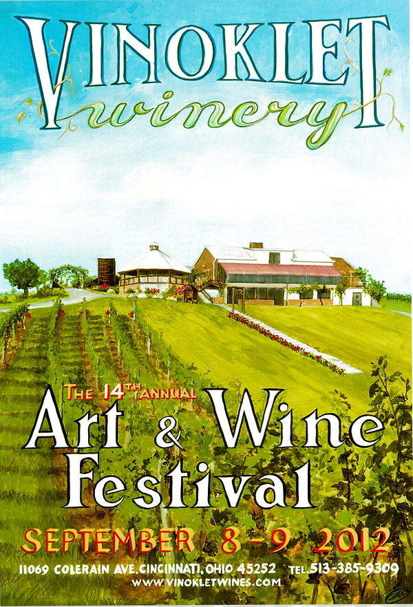 Posters / Art & Wine Festival / Ohio / Vinoklet Winery