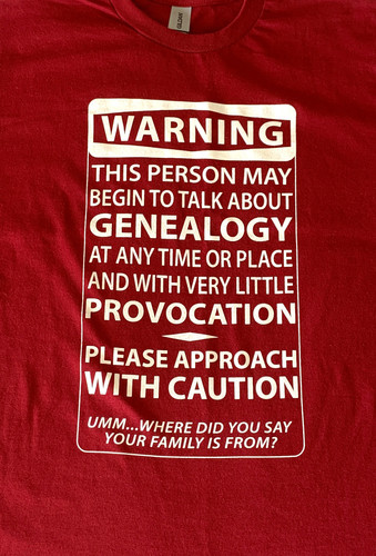 Warning | Genealogy Tees