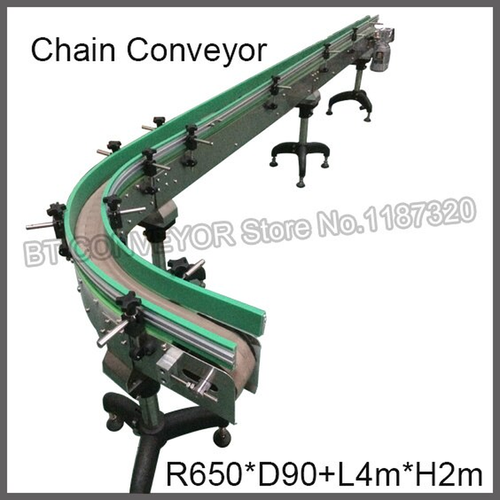 Food Packing Plastic Chain Plate Conveyor Line, Modular Conveyor Belts ...