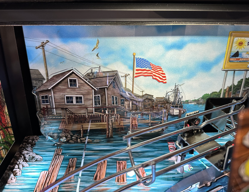 JAWS 4th of July Flagge | BearcadePinball Mods