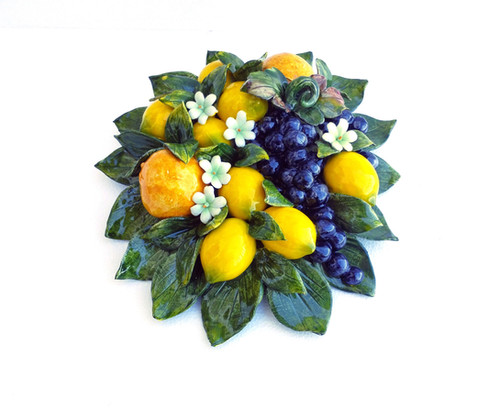 Branch of lemons and grapes | Anfora Capri