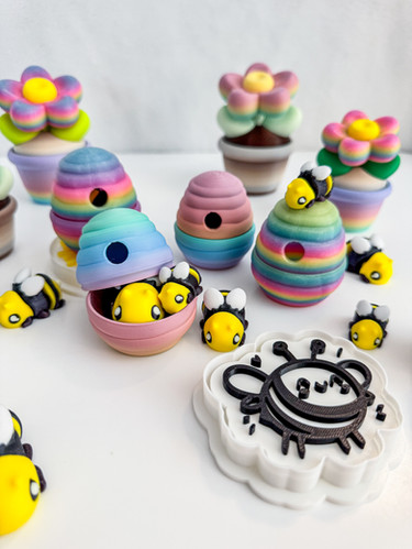 Bee Hive | Fidget Toy | 3D Print | Layers in Green | Penny Rose Play Kits