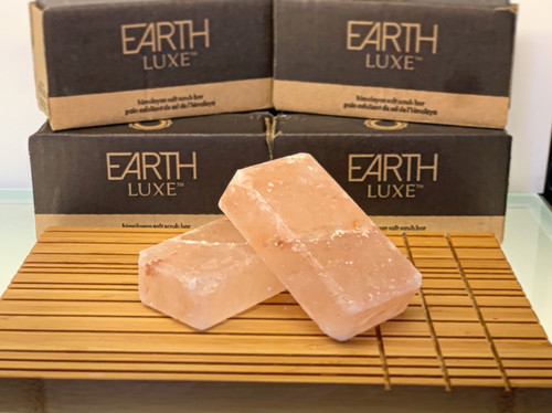 Earth Luxe Himalayan Crystal Salt Scrub Bar | Benton House Designs