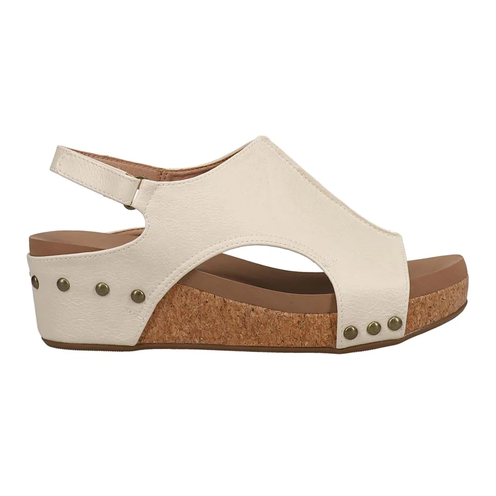 CORKYS CREAM VOLTA WEDGES | Benton House Designs