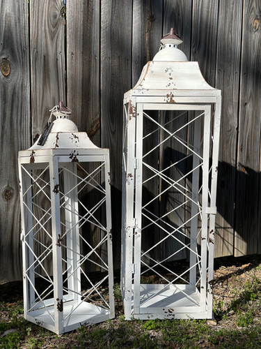 Tall Metal Lantern | Benton House Designs