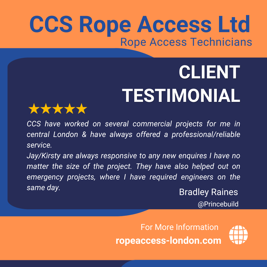 Testimonials | CCS Rope Access Ltd