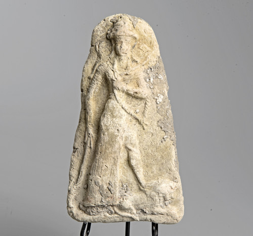 Babylonian terracotta plaque of warrior goddess Ishtar | TimesAncient